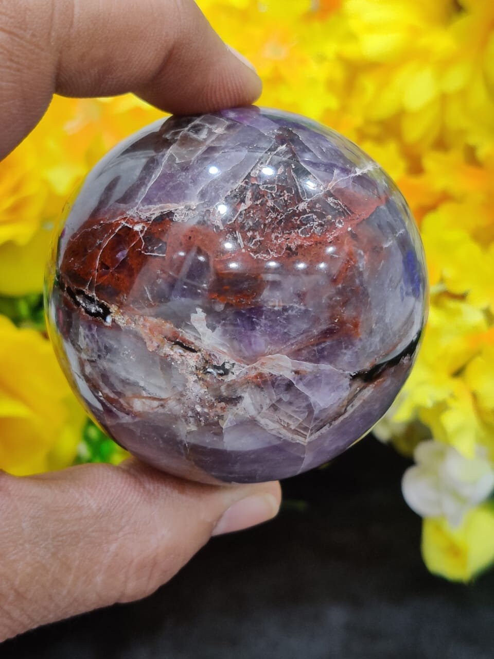 Very Rarest Auralite 23 Stone Crystal Altar Stone Sphere 308 | Etsy