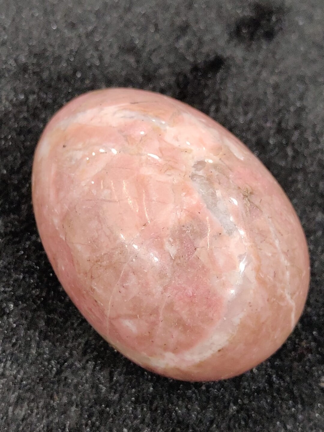 Rhodonite Stone Egg for Compassion,forgiveness & Release of Fear ...