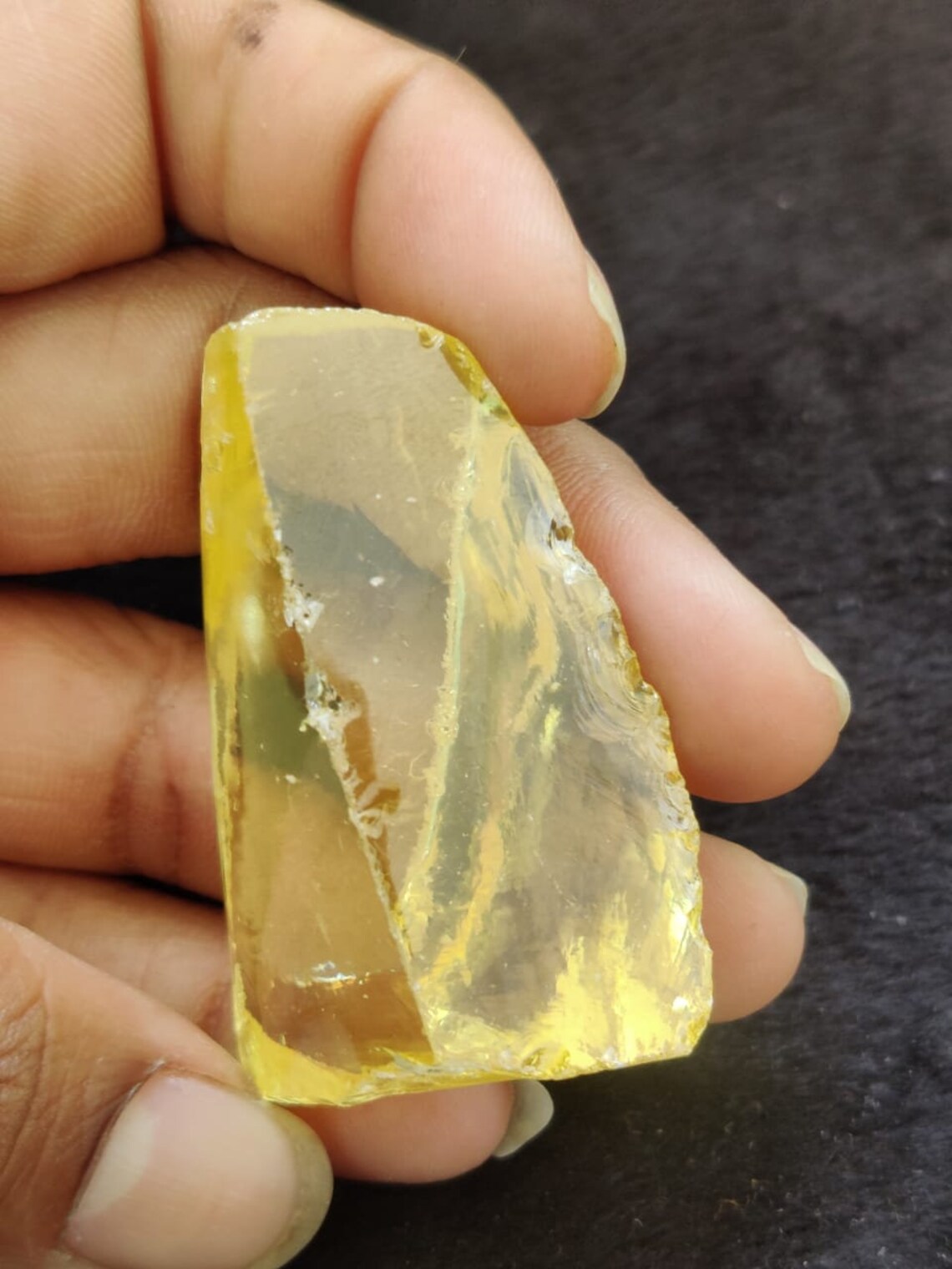 Andara Crystal Glass Solaris Yellow Honey Monatomic Shaman | Etsy