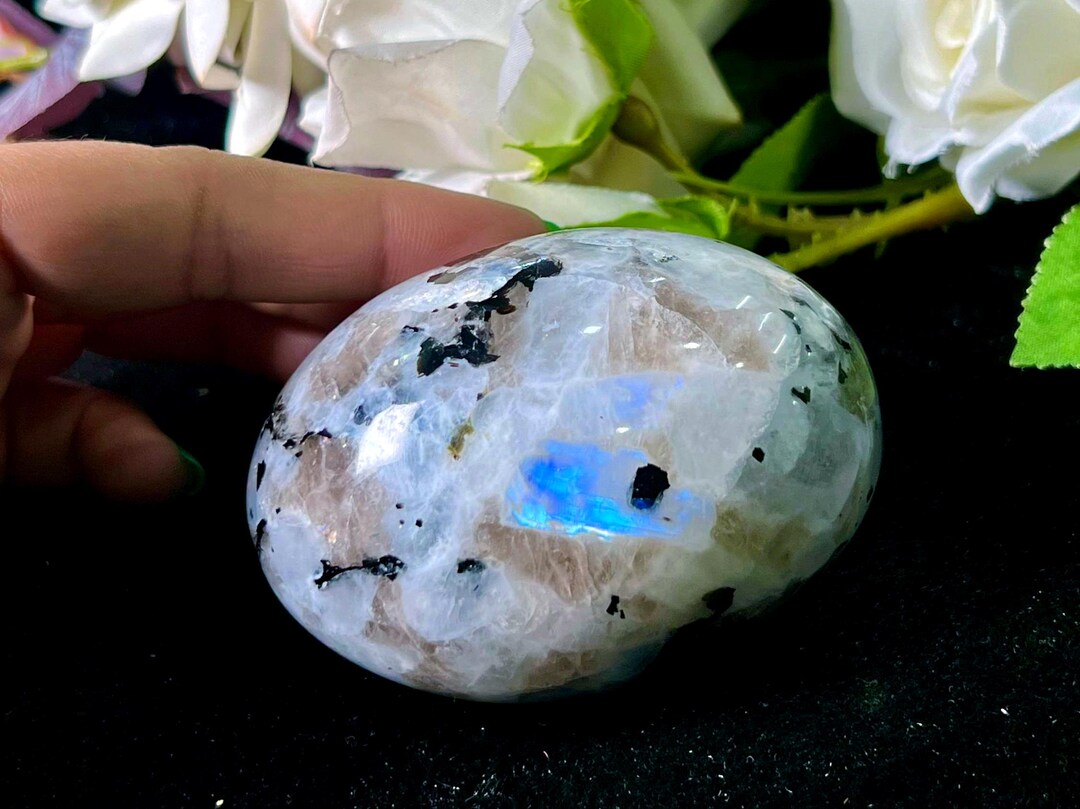 Flashy Rainbow Moonstone Lingam Stone 284 GM - Etsy