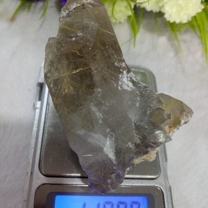 Golden Rutile Natural Crystal Rough Stone Raw Crystal Point - Etsy