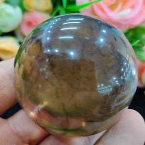Himalayan Smoky Quartz Stone Sphere for Healing Crystals - Etsy