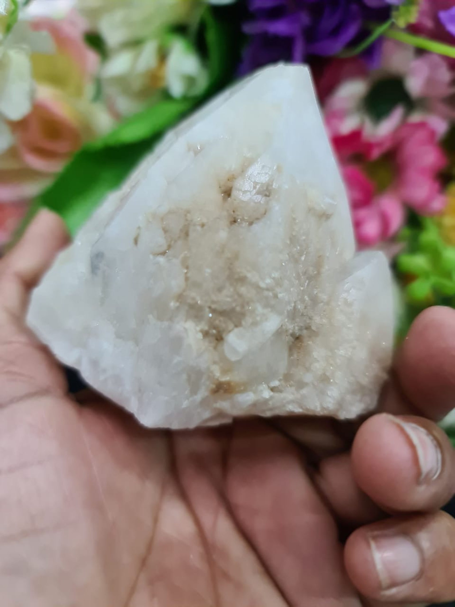 Petalite angels Crystal Point Catheter Crystal 270 Grams | Etsy