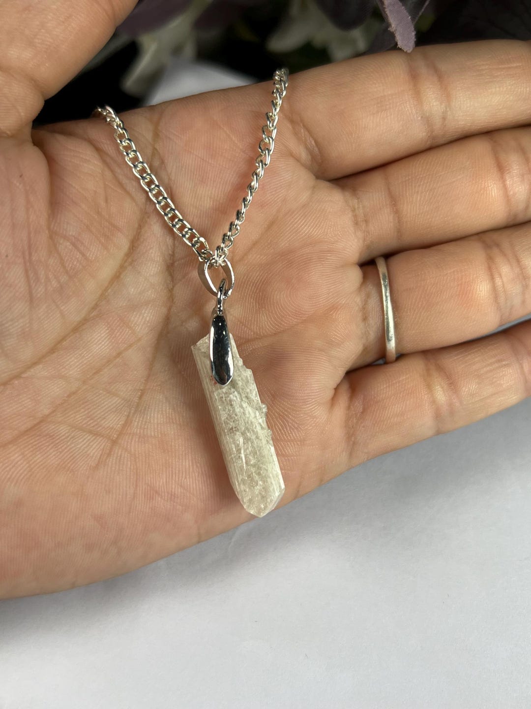 Natural Golden Danburite Raw Crystal Stone Pendant 22 Carat - Etsy