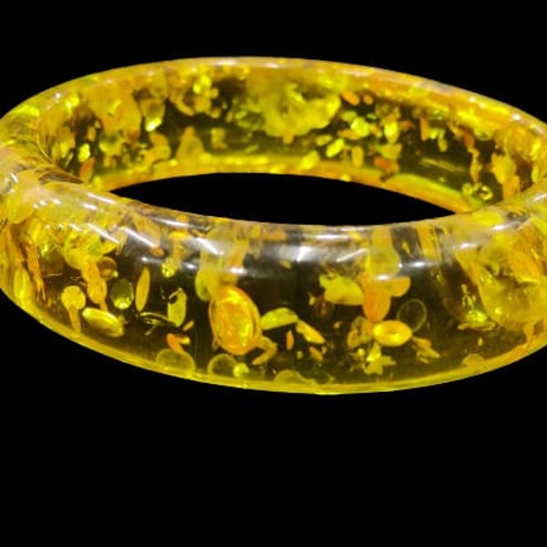 Amber Bangle - Etsy