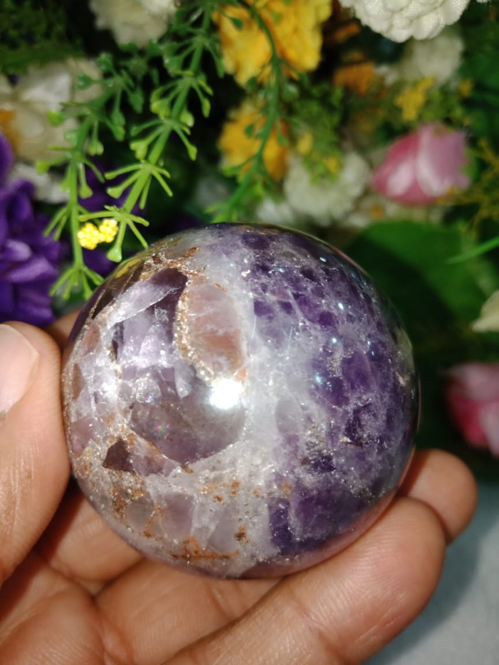 Rarest Auralite23 Stone Crystal Altar Stone Sphere Orb 183 - Etsy