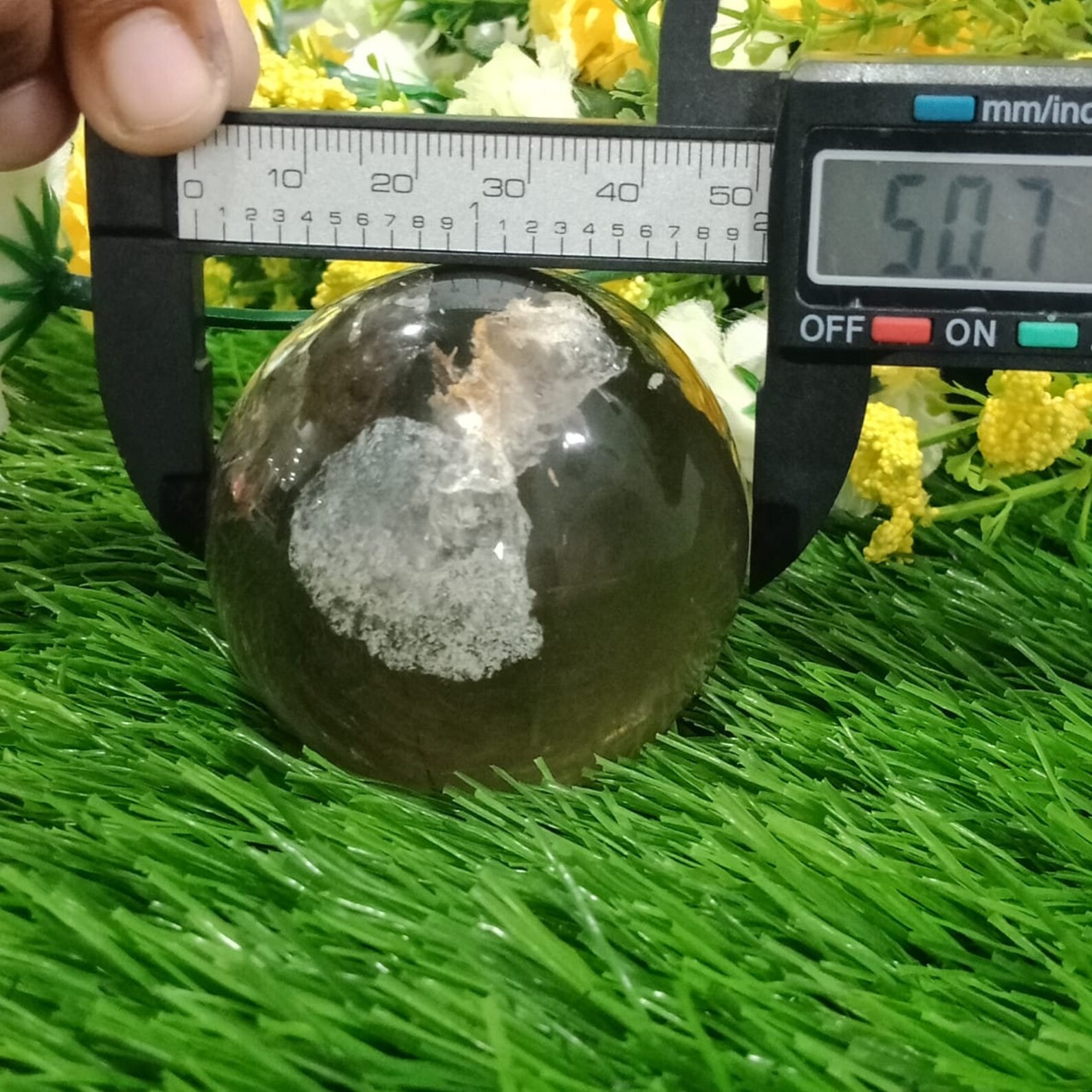 Morion Rainbow With Black Rutile Smoky Clear Quartz Stone | Etsy