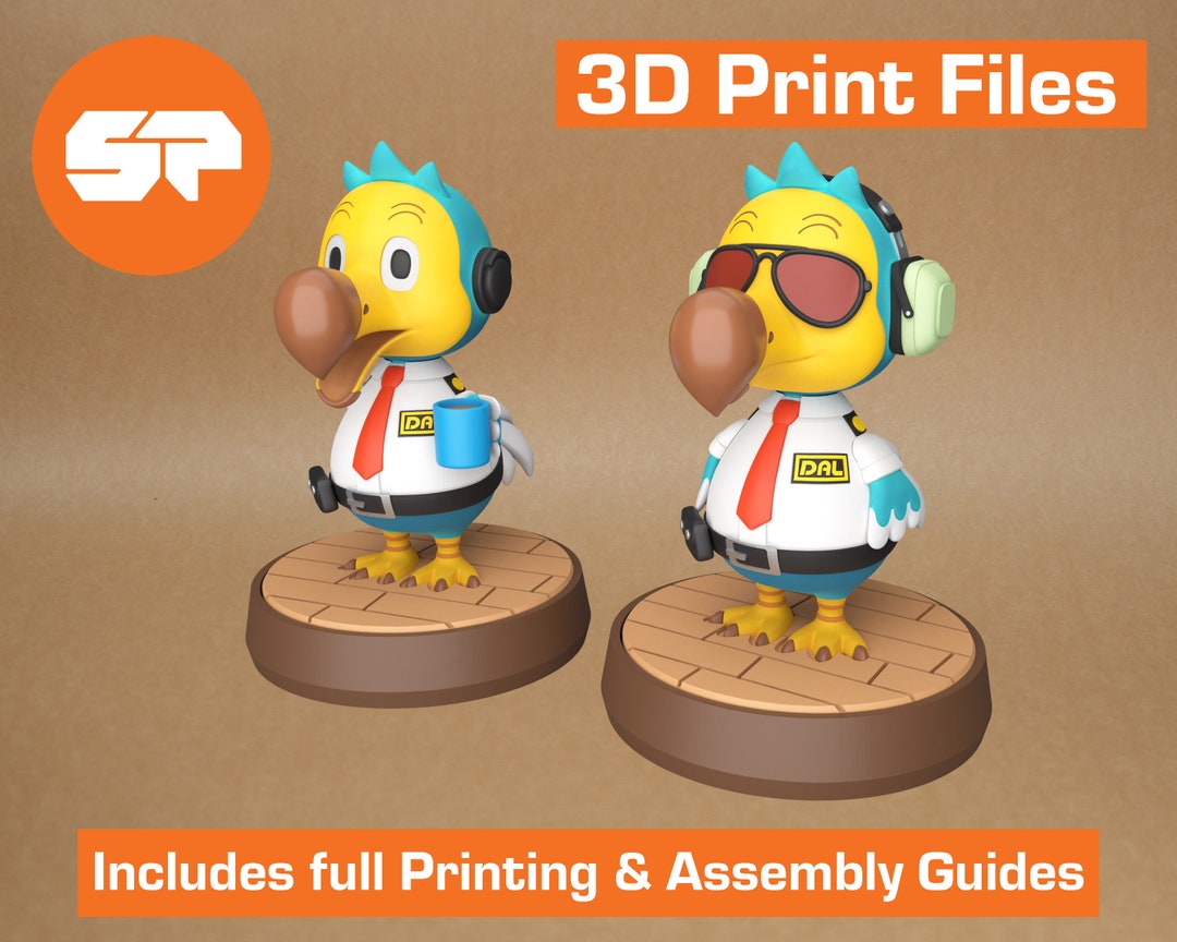 Animal Crossing Dodo 3D Models - STL Files for 3d Printing - 3d ...
