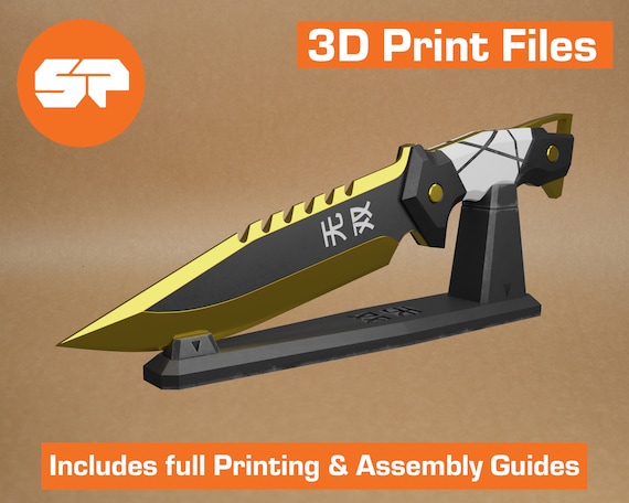 Valorant Tactical Knife 3D Model STL File for 3d Printing | Etsy Canada