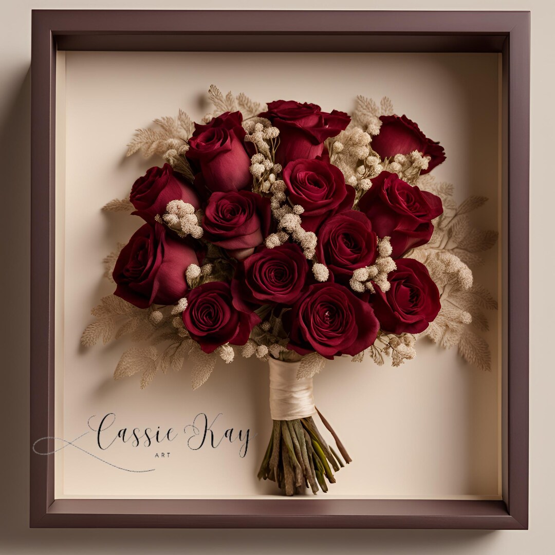 Shadow Box Floral Preservation, Wedding, Funeral, Anniversary. Each Box ...