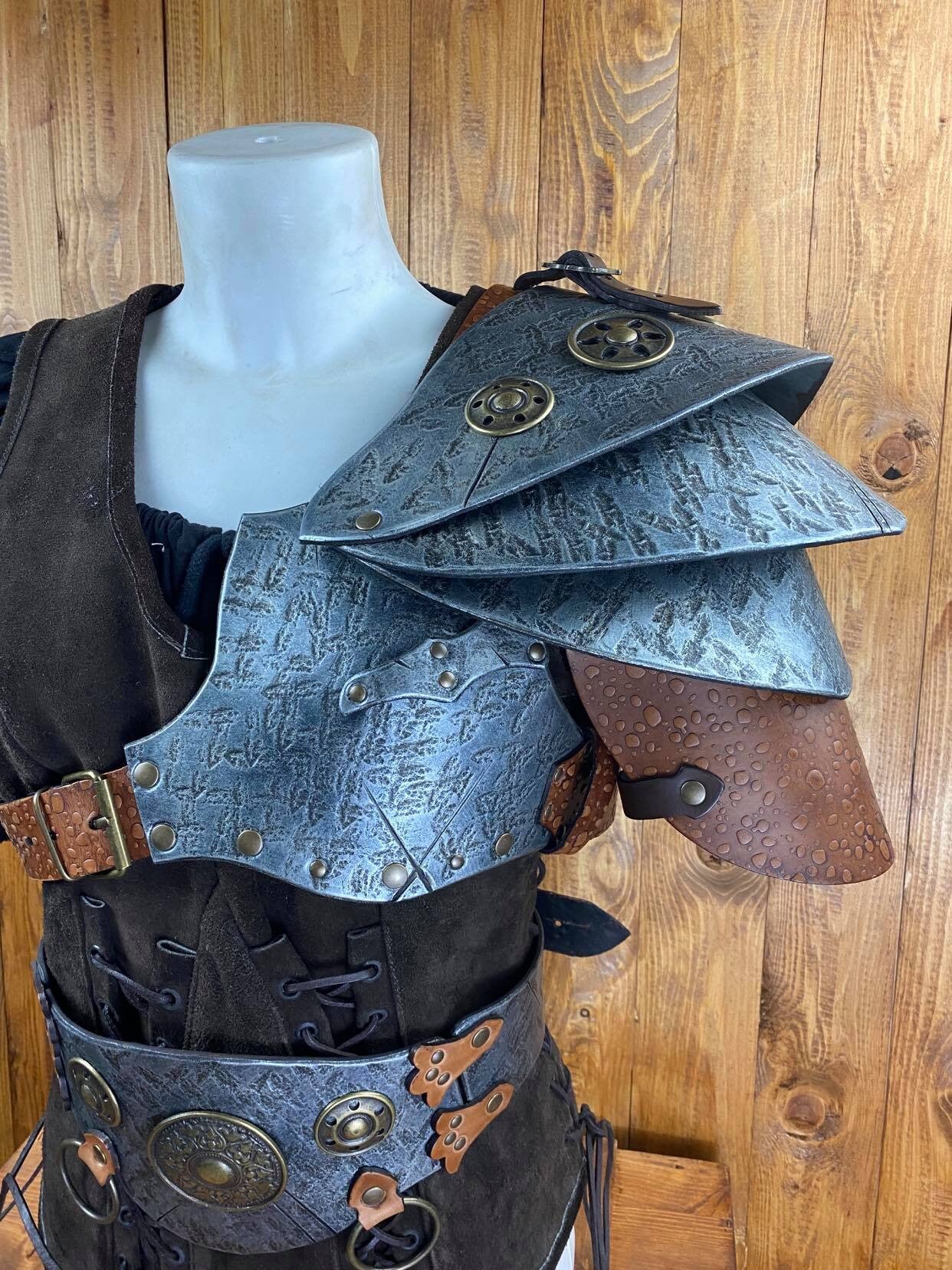 Leather Barbaric Female Armor Perfect for Cosplay and Role - Etsy Australia
