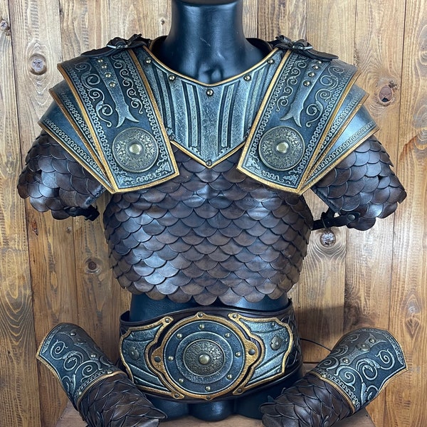 Leather Armor Men - Etsy