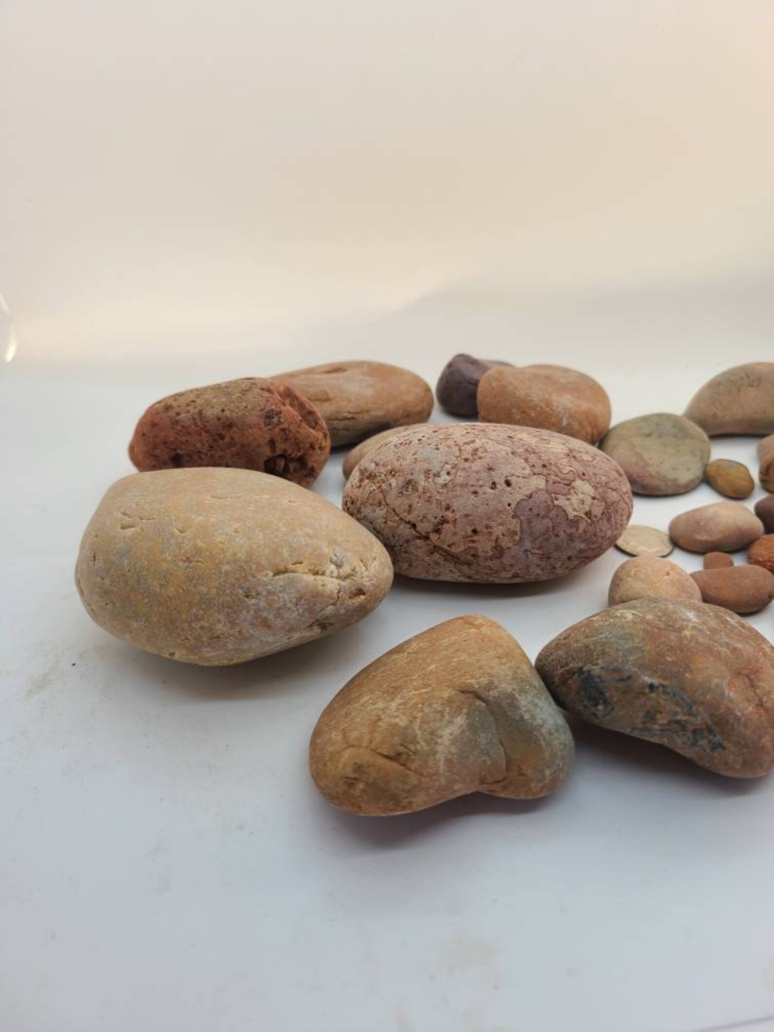 Red Rough Stones Natural Shape Stones Stones Flat Stones | Etsy