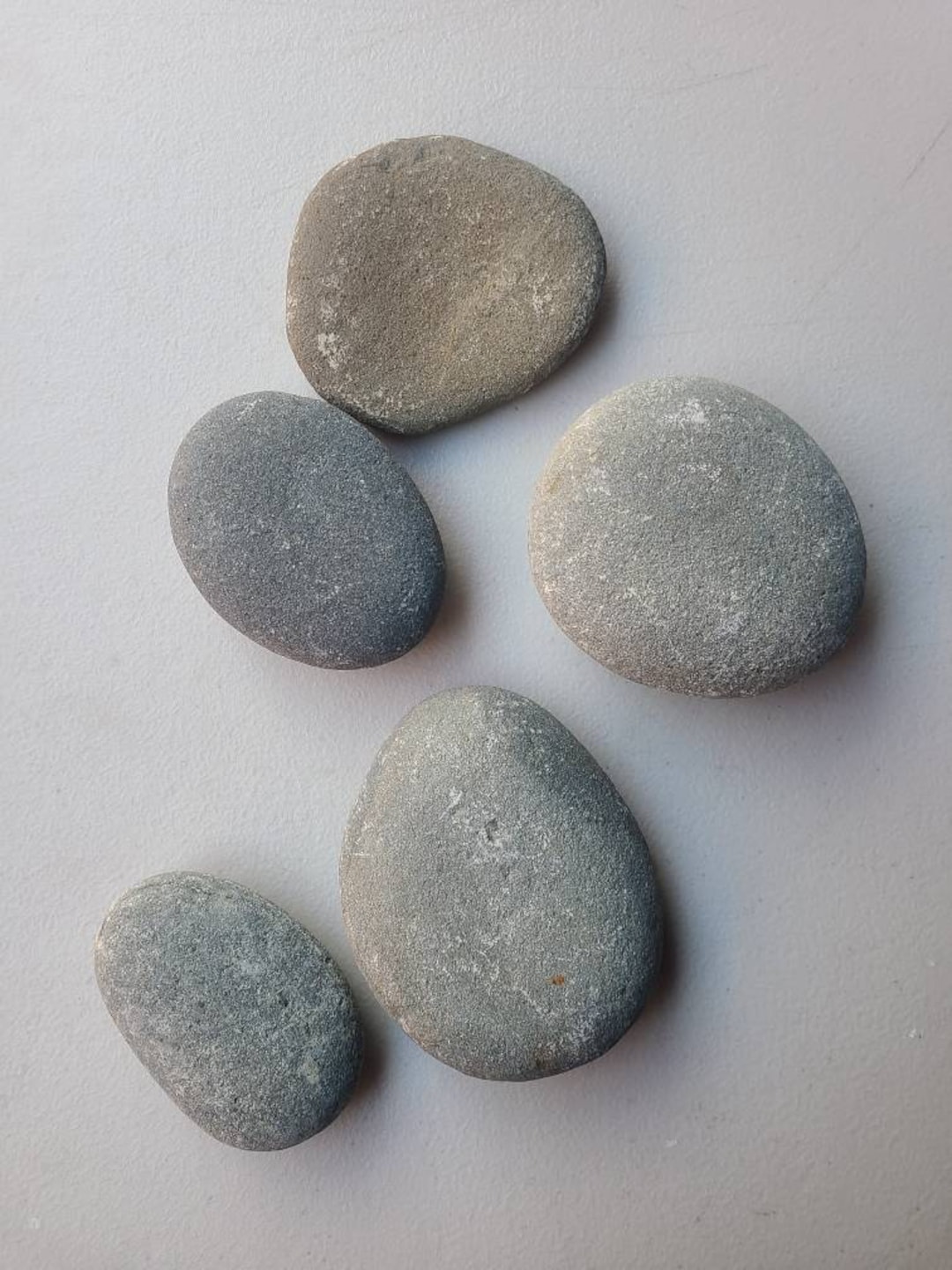 Extra Large 20 Flat Rocks, 5 Inchs to 6 Inches Flat Medium Rocks, Cairn ...