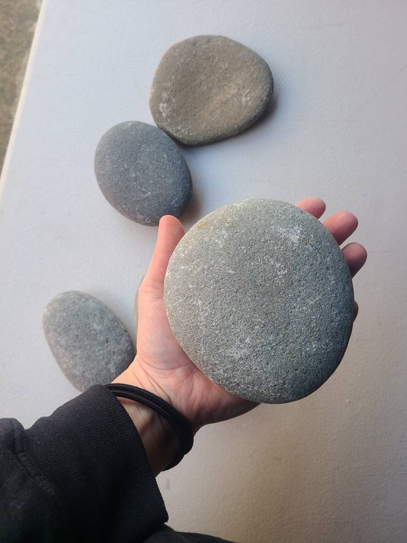 20 Flat Rocks 4 Inchs to 5 Inches Flat Medium Rocks Cairn | Etsy