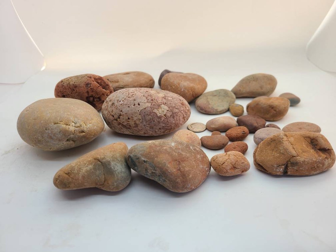 Red Rough Stones Natural Shape Stones Stones Flat Stones | Etsy