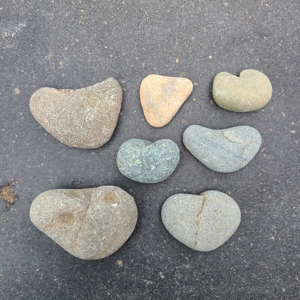 Heart Shaped Rocks - Etsy