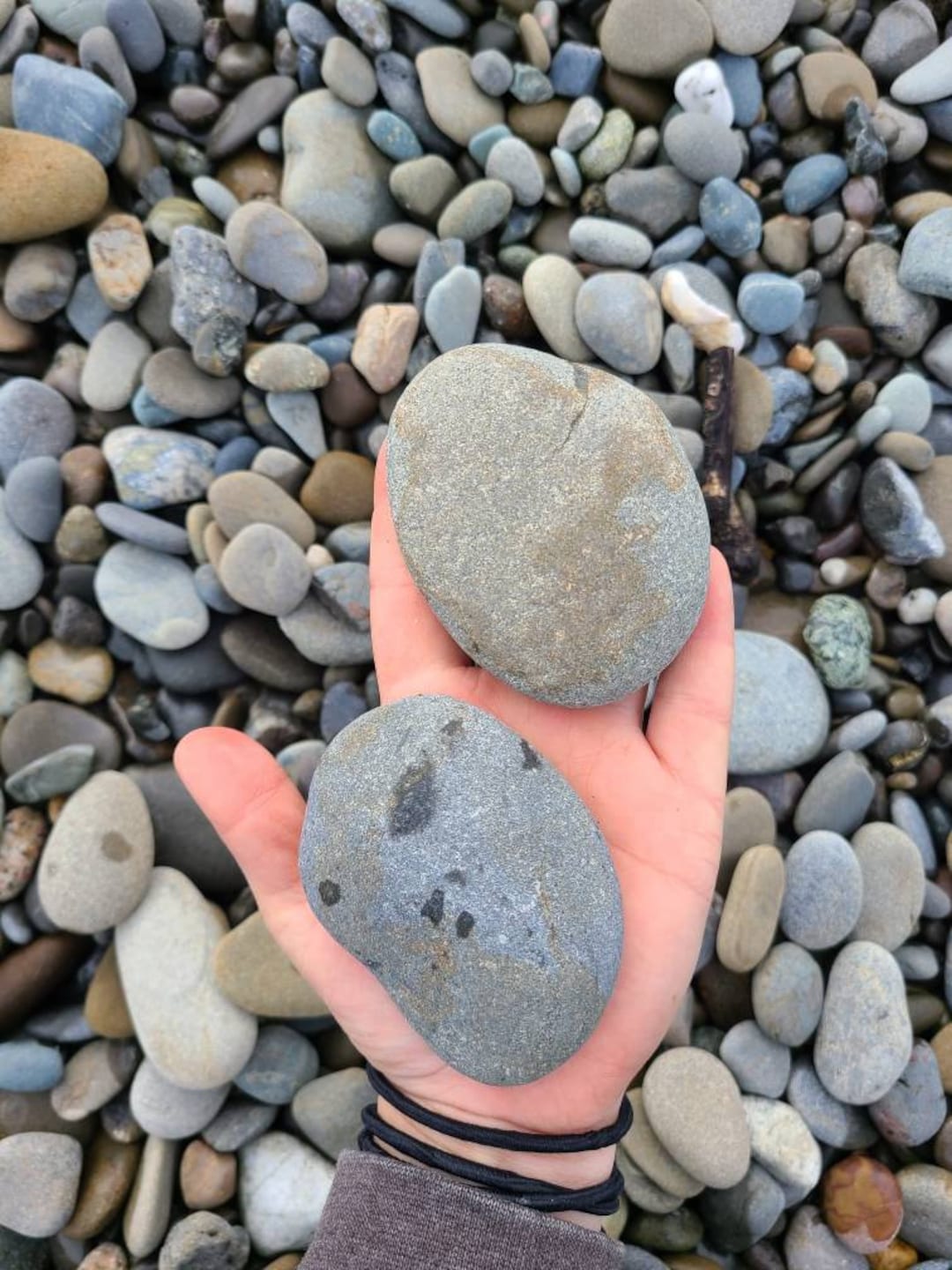 20 Grey/brown Flat Rocks, 3-4 Inches Rocks, Cairn Stones, PNW, Wedding ...