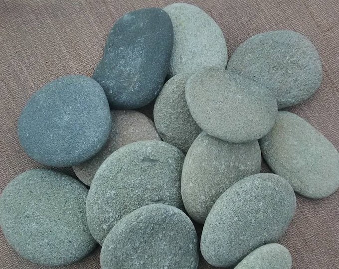 75 Flat Rocks, 2 Inchs to 3 Inches Flat Medium Rocks, Cairn Stones, PNW ...