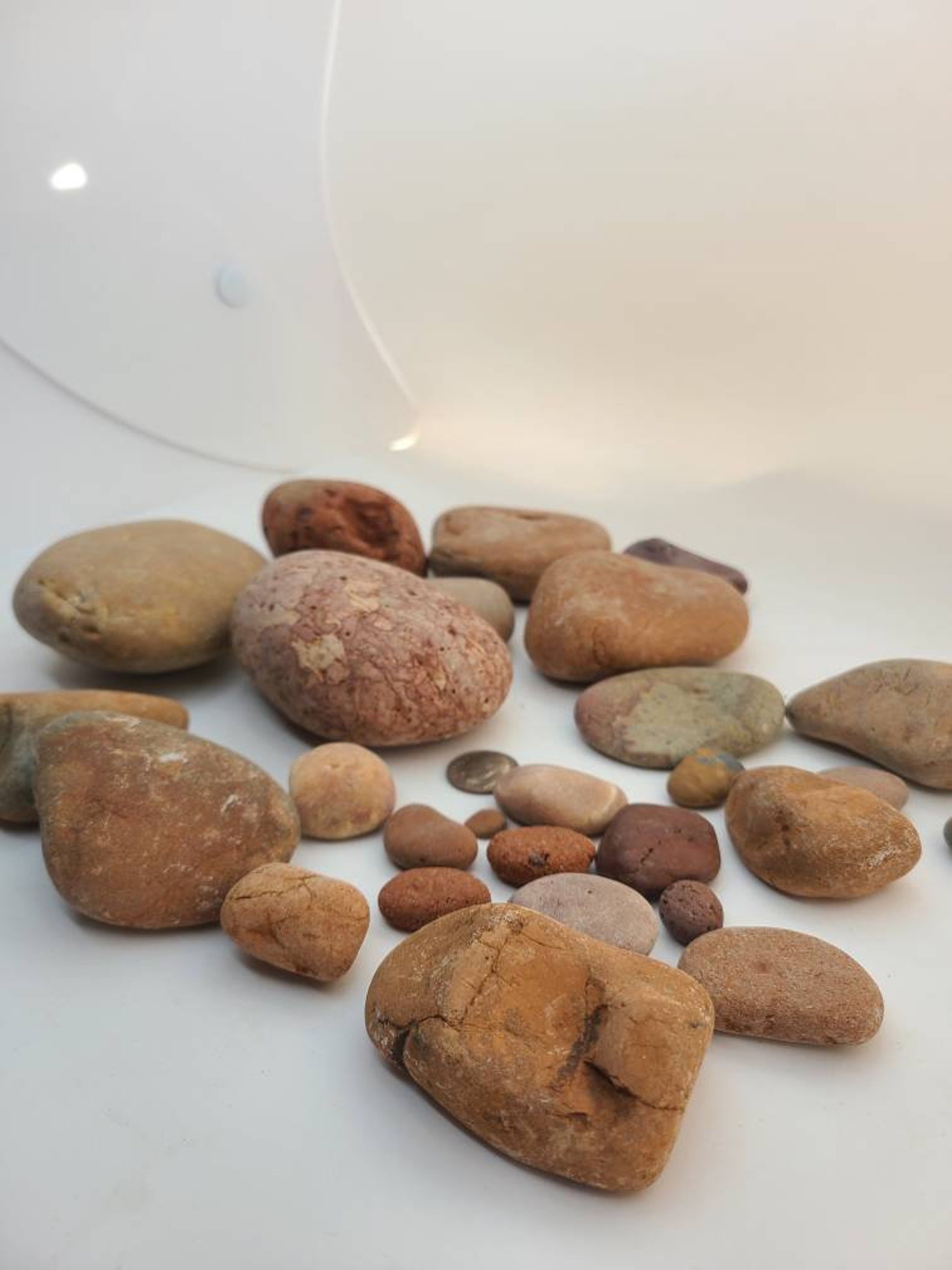 Red Rough Stones Natural Shape Stones Stones Flat Stones | Etsy