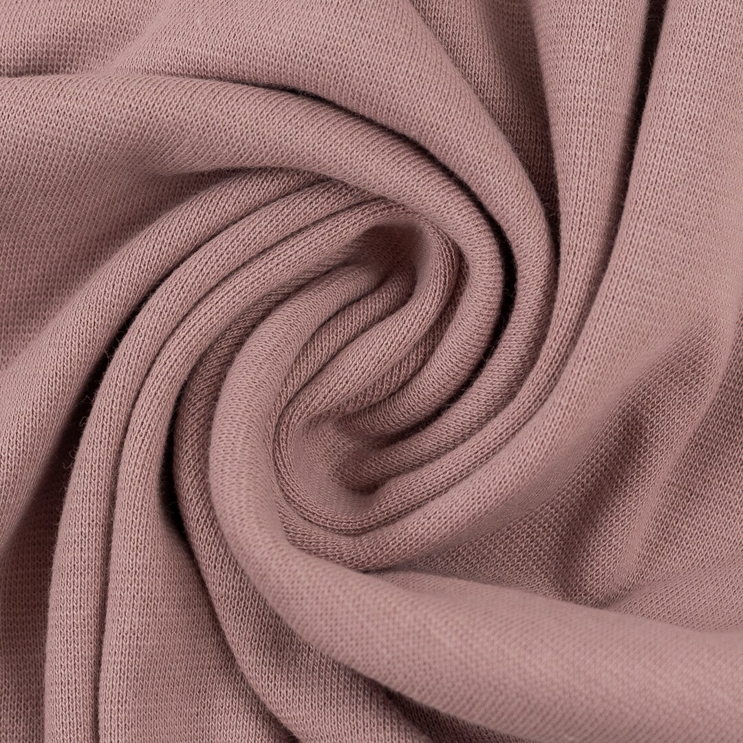 Sweat Fabric Eike Roughened Dusky Pink Melliert - Etsy