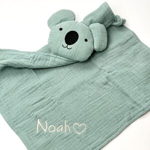 Cuddle Koala Mint, Cuddle Cloth With Name, Cuddle Cloth, Birth Gift ...