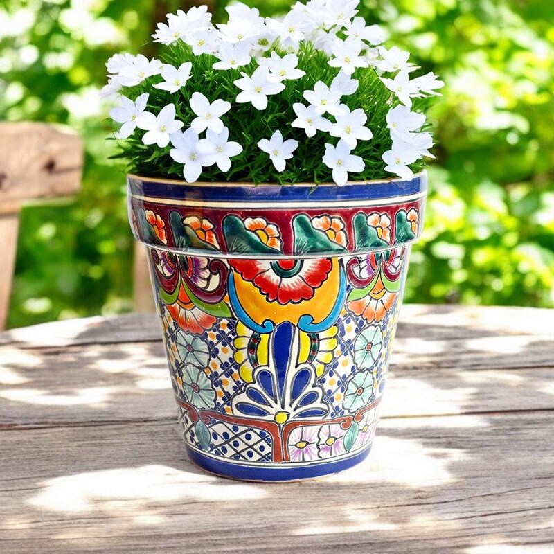 Mexican Pottery Planter - Etsy