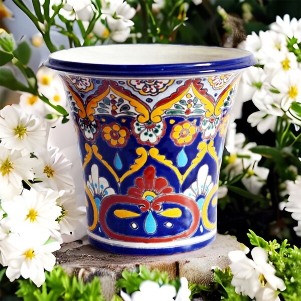 Colorful Flower Pots - Etsy