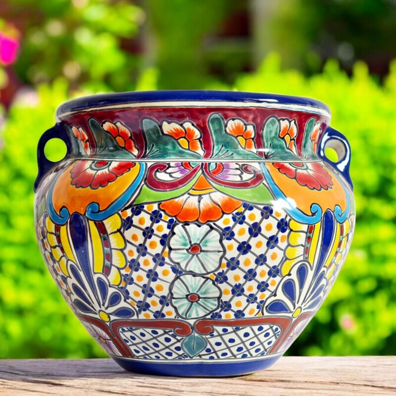 Mexican Pottery Planter - Etsy