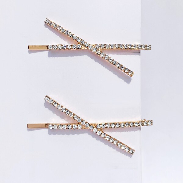 Crystal Bobby Pins - Etsy