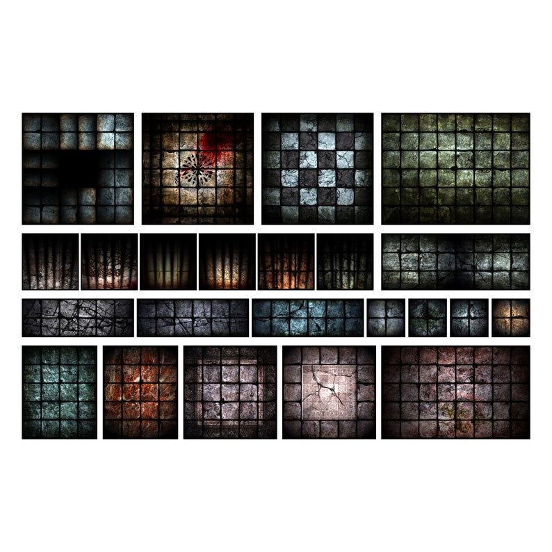 Dungeons and Dragons - Dungeon Tiles - Prison Cells - Neoprene Mats - Etsy
