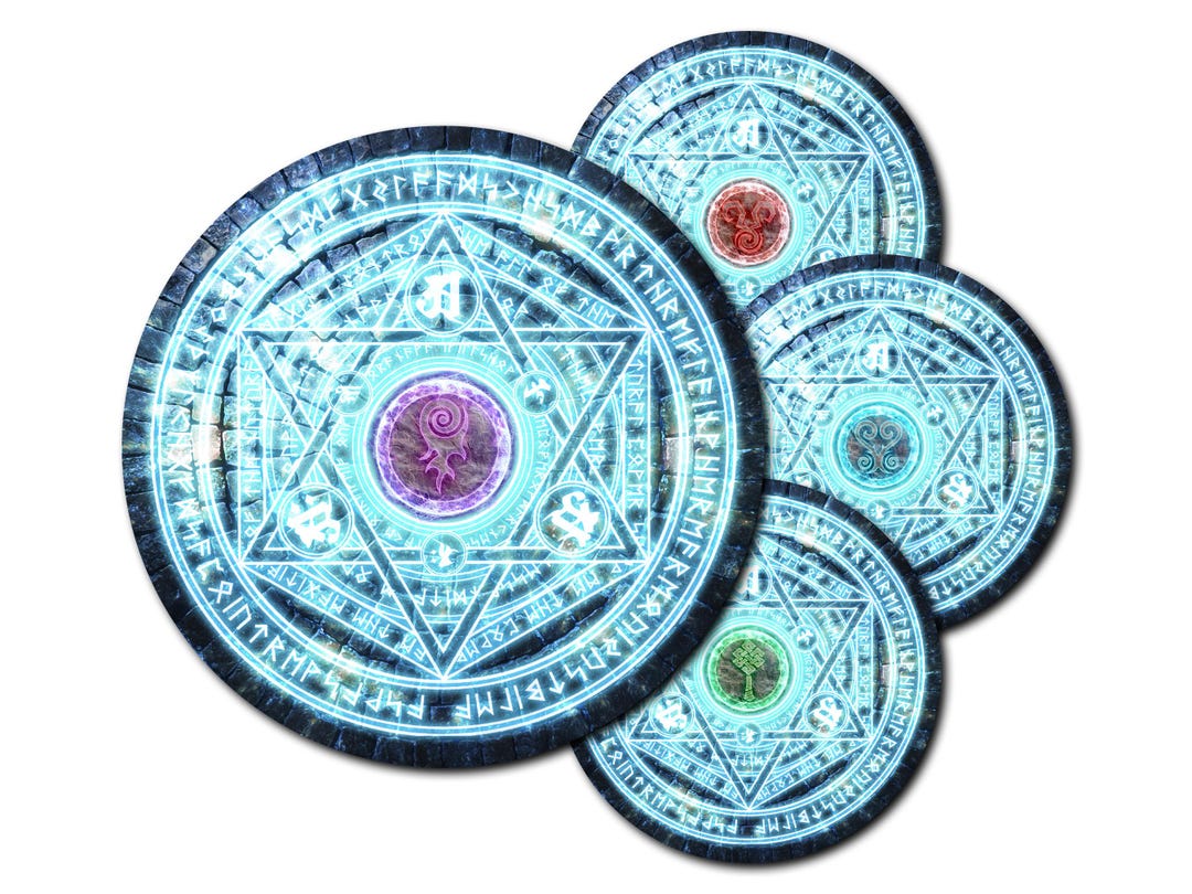 AOS Objective Marker Set - Magical Ward - Neopene Mats - Etsy UK