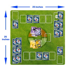 Pokemon TCG 25x25 Two-player Playmat Stadium Gifts for - Etsy Australia