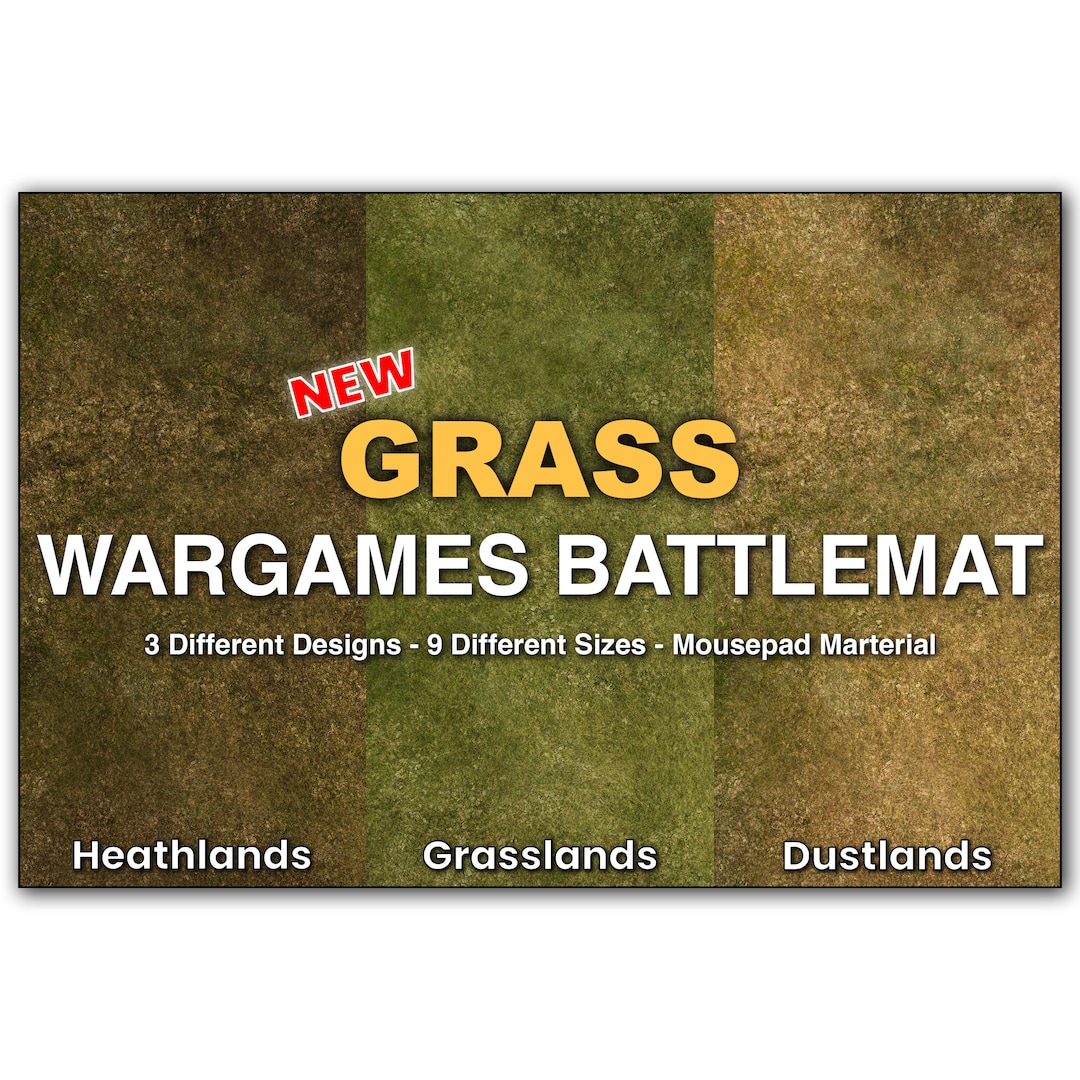 Grass Wargaming Battlemat - Neoprene Mat - Multiple Sizes - Etsy