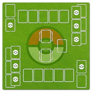 Pokemon TCG 2-player Stadium Playmat - Neoprene Mat - Etsy