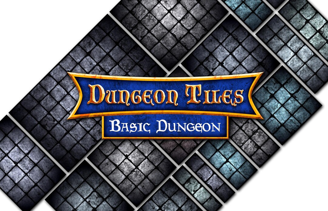 Dungeons and Dragons - Dungeon Tiles - Basic Layout - Neoprene Mats - Etsy