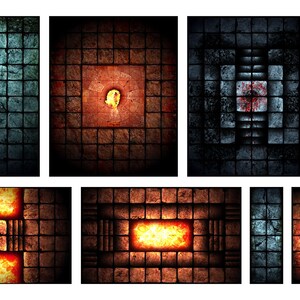Dungeon Tiles Objective Rooms Dungeons and Dragons, Roleplaying and ...
