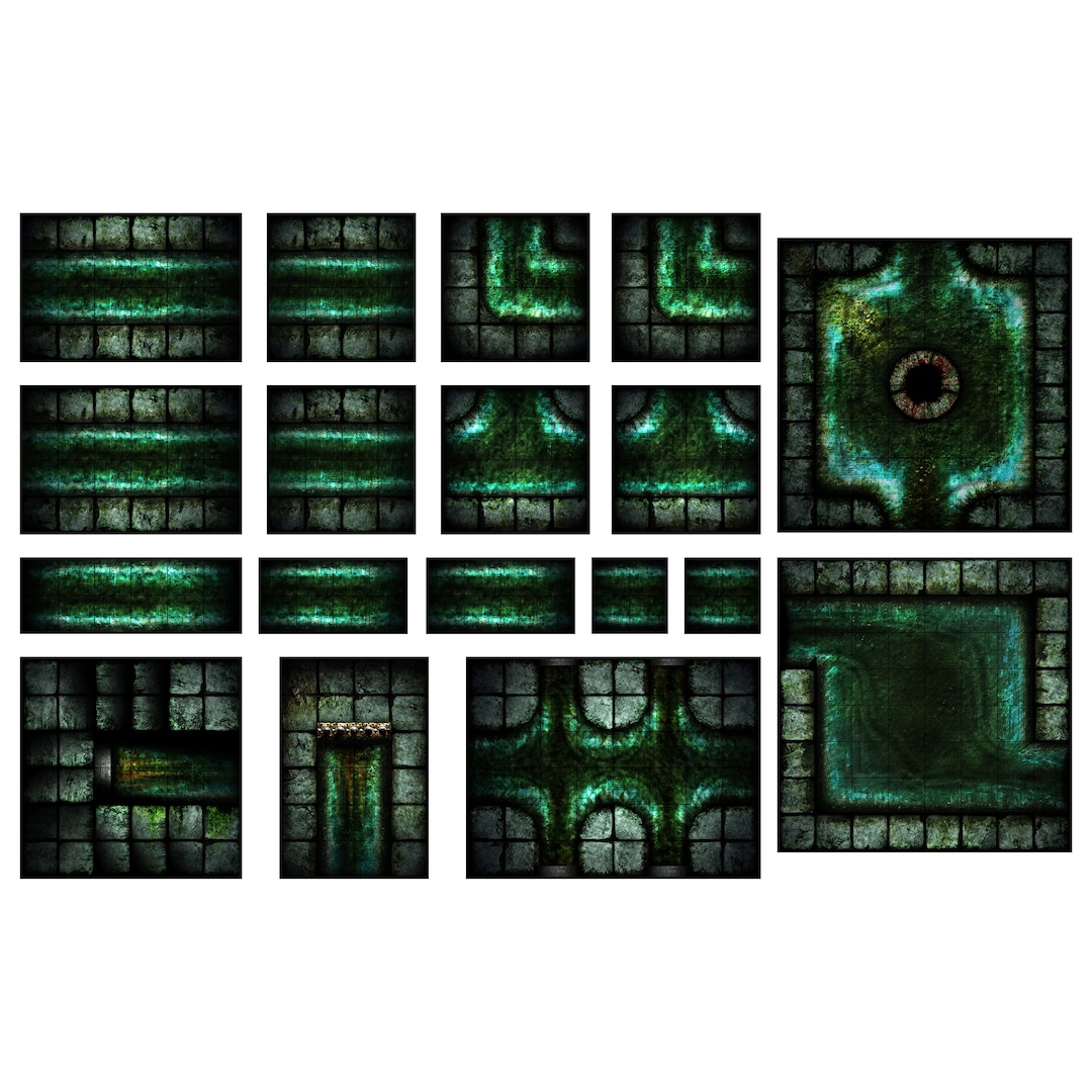 Dungeon Tiles Sewers Dungeons and Dragons, Roleplaying and Miniatures ...