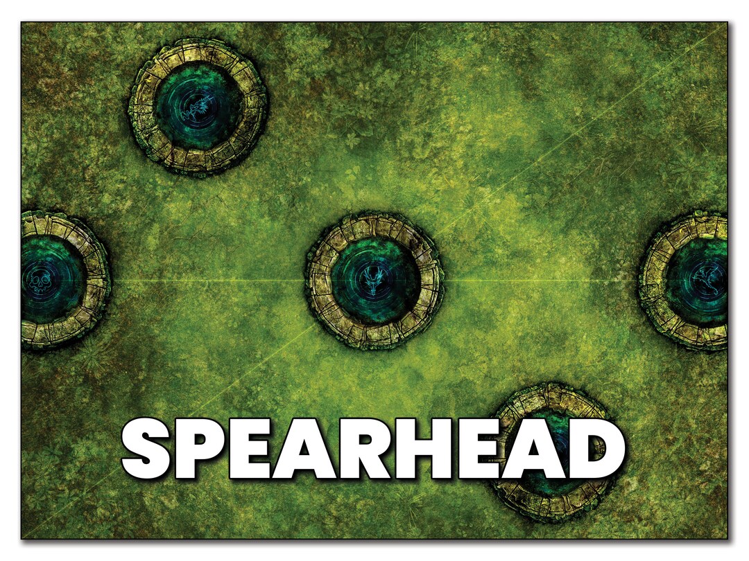 30 X 22 Aos Spearhead Battlemat Grasslands, Jungle, Life, Verdant ...