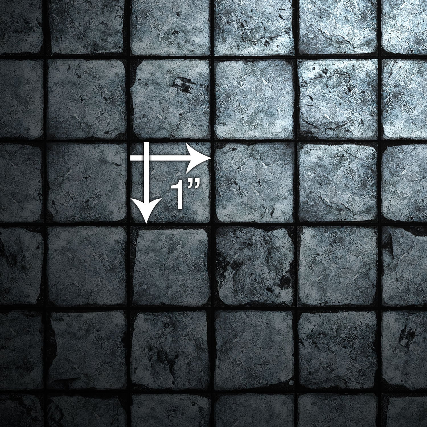 Dungeons and Dragons - Dungeon Tiles - Basic Layout - Neoprene Mats ...