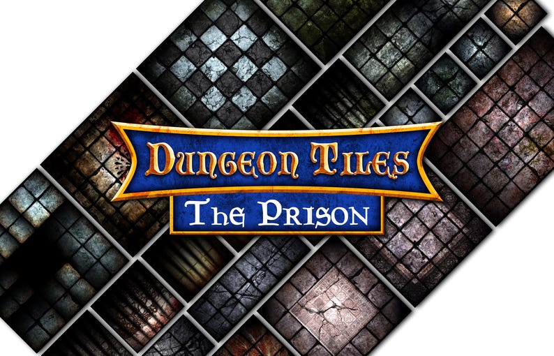 Dungeons and Dragons - Dungeon Tiles - Prison Cells - Neoprene Mats - Etsy
