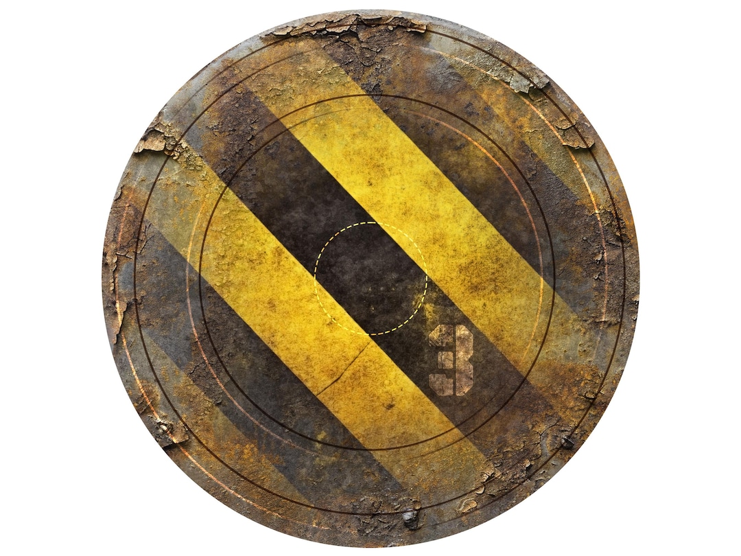 40K Objective Marker Set - Hazard Stripes - Neoprene Mats - Etsy