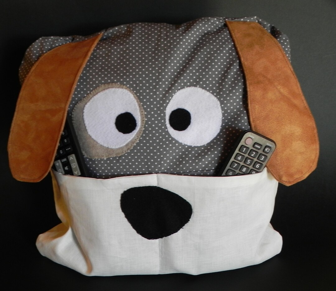 Remote Control Pillow With Dog Head - Etsy