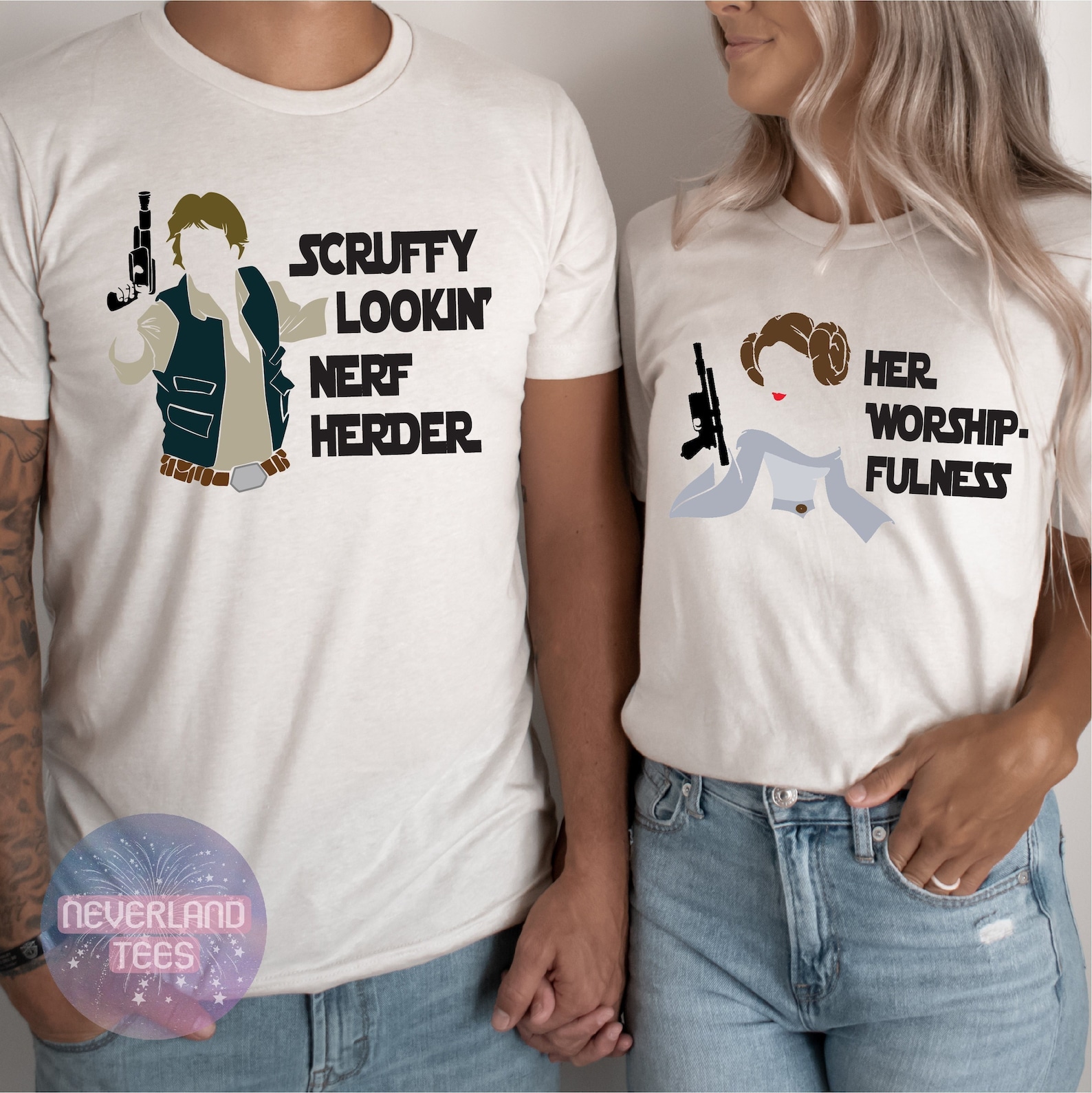 Han Solo Princess Leia Shirt, Disney Couples Shirt, Star Wars Couple ...