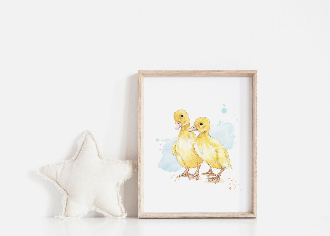 DUCKLINGS / Little Ducks / Baby Ducks // Fine-art-print / Giclée Print ...