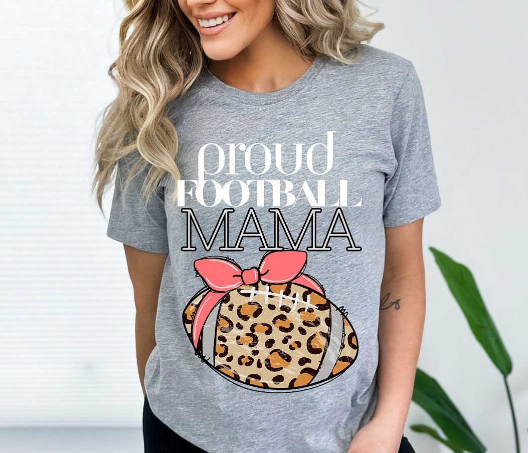Football Shirt for Mom, Mom Game Day Shirt, Football Shirt for Women ...