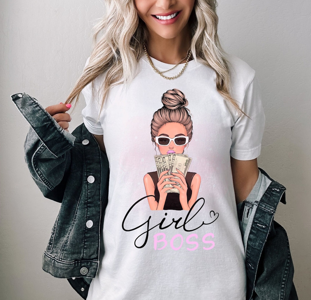 Custom Boss Babe Tshirt, Personalized Comfort Colors Women's Tshirt ...