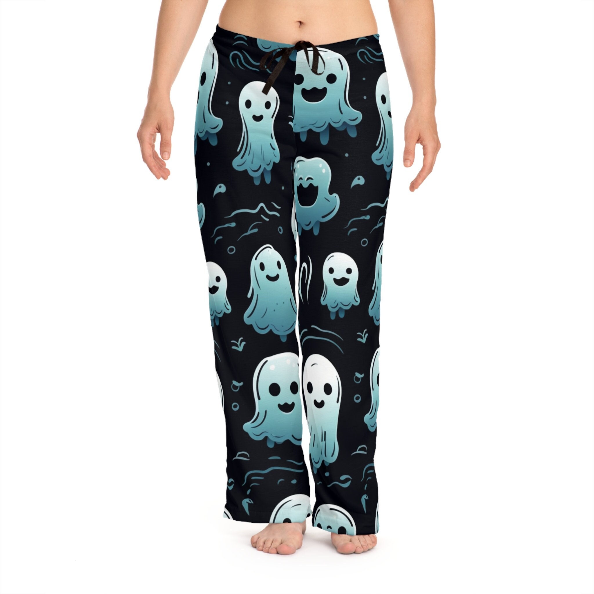 Halloween Pajama Pants Ghost Halloween Pajamas Trick or - Etsy
