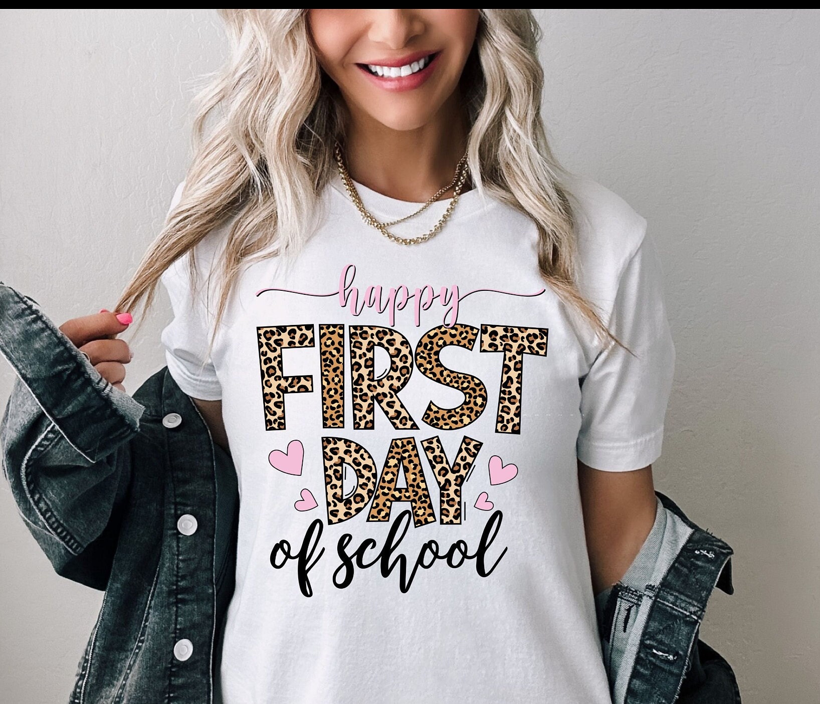 First Day of School Teacher Shirt, Cute Teacher Shirt, Teacher Shirts ...