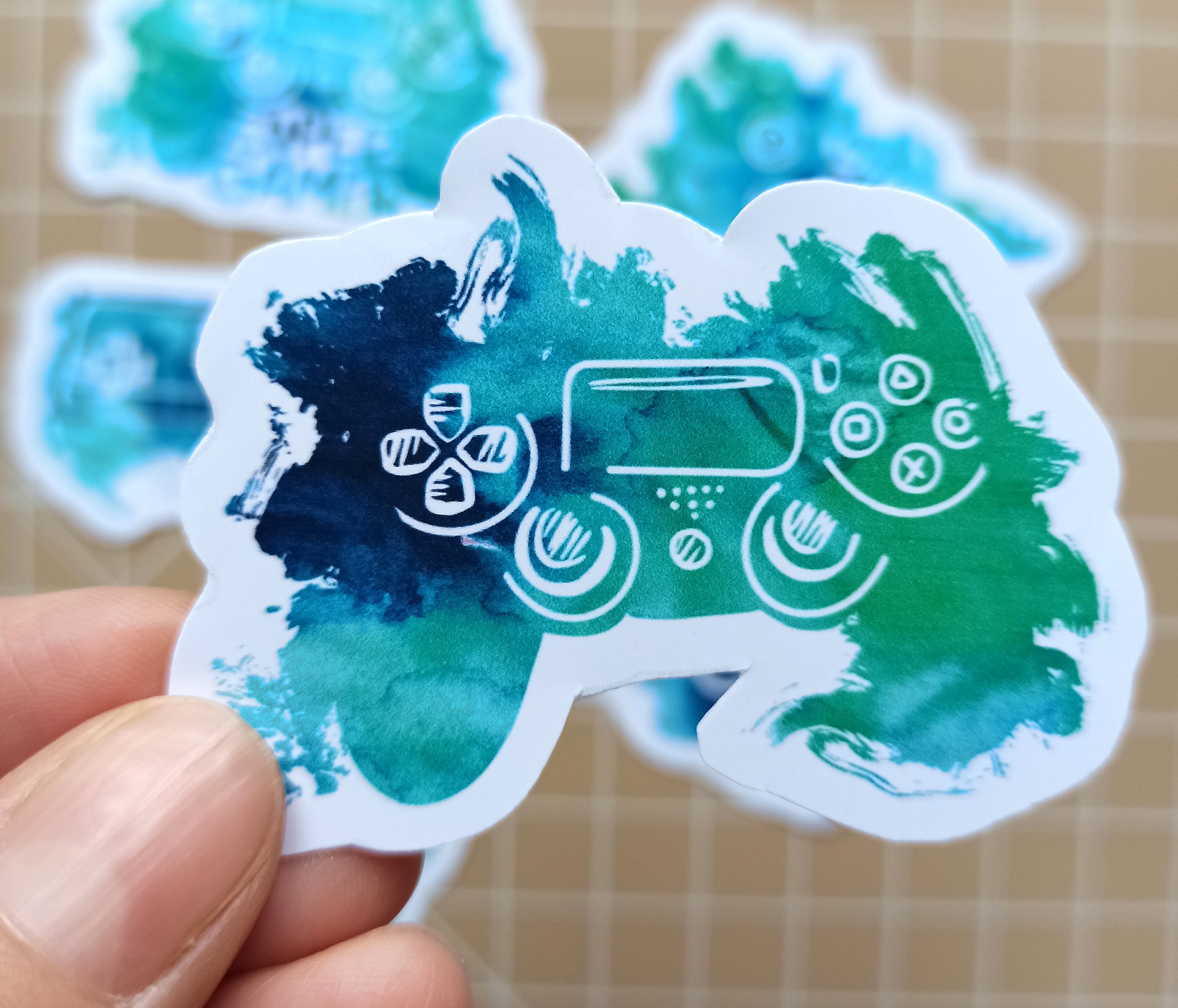 6pcs joystick stickers pack Game Controllers Gamer Game Pad | Etsy